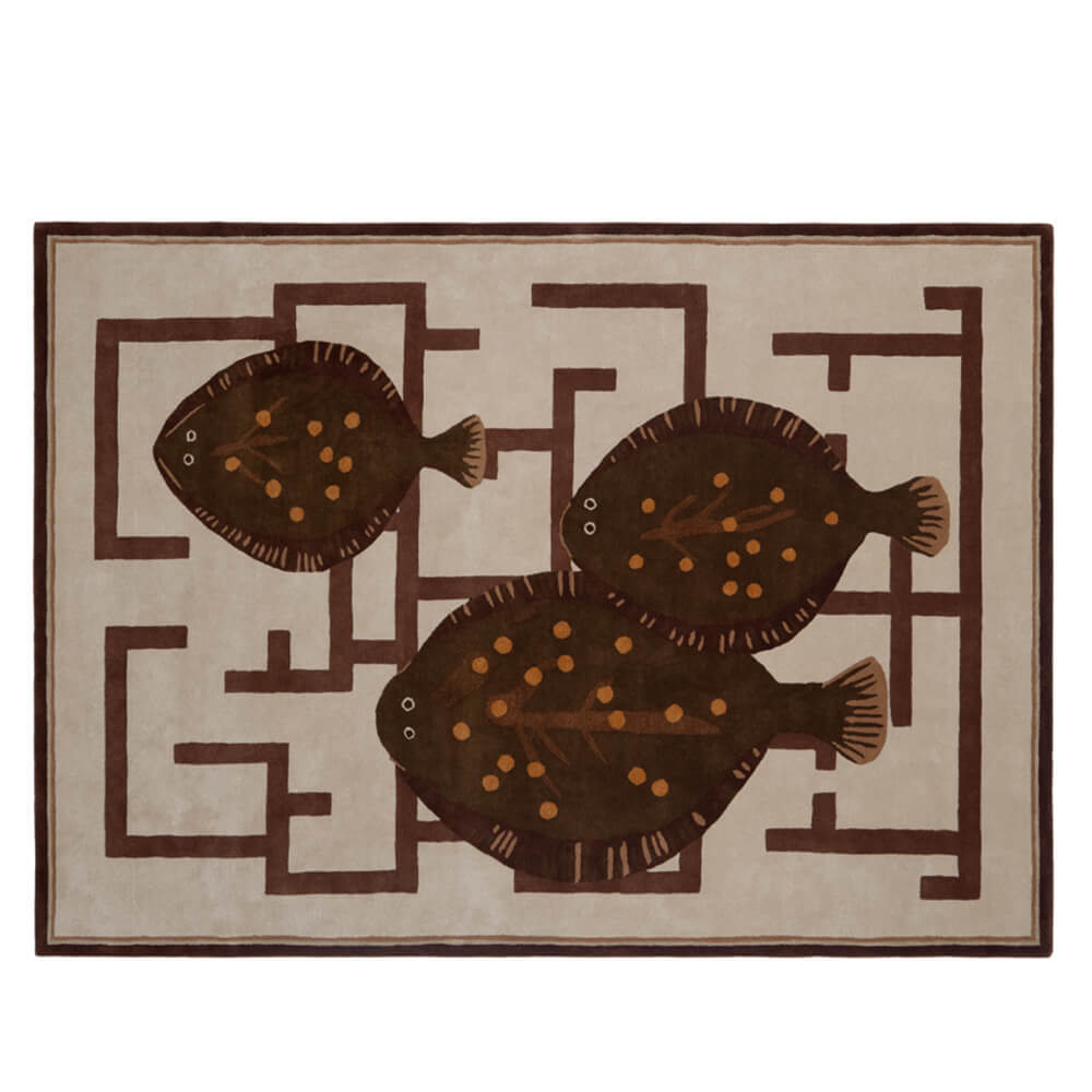 Flounder handtuftad matta | ASPLUND Art Rug Collection – ASPLUND Store ...